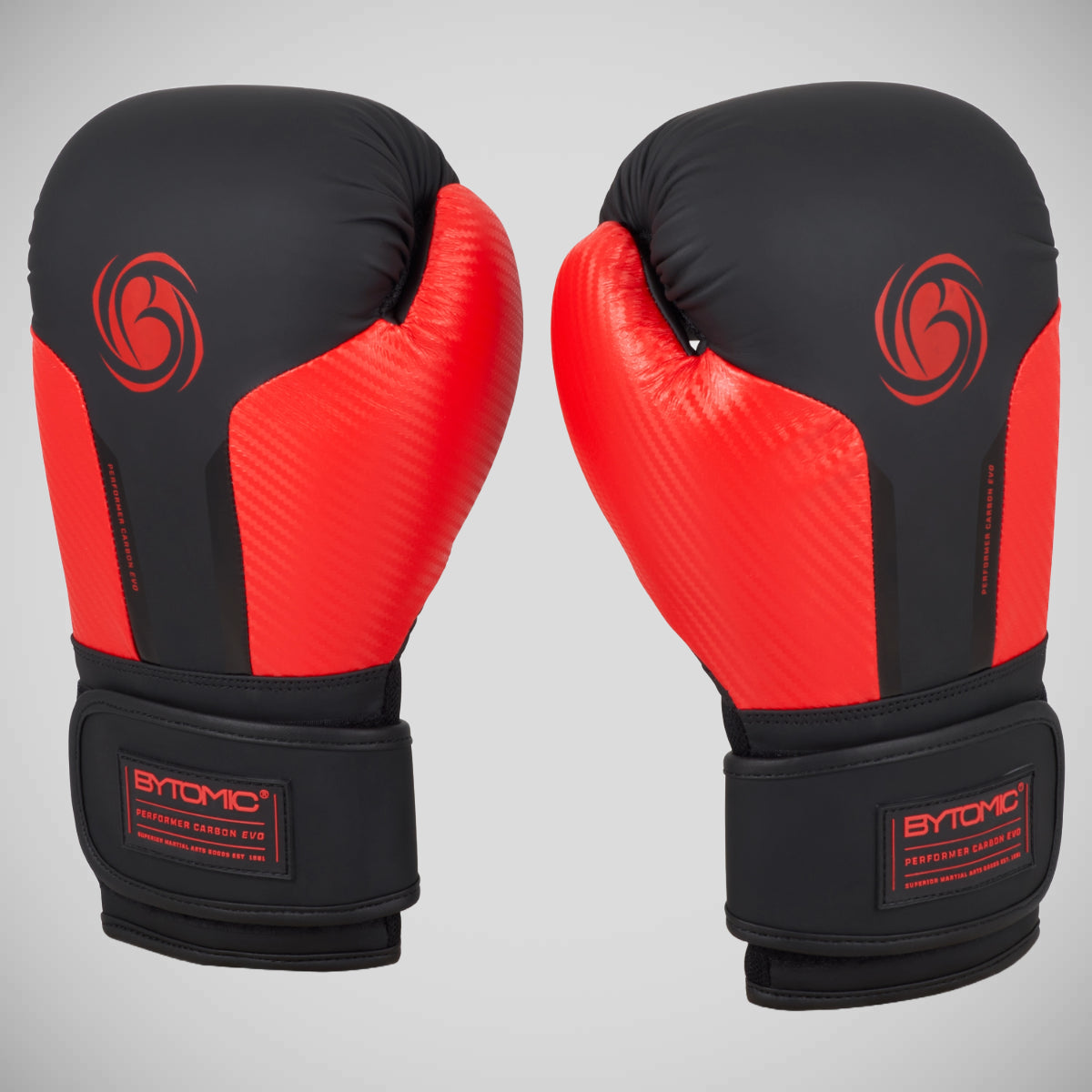 Black/Red Bytomic Performer Carbon Evo Boxing Gloves – Bytomic Trade ...